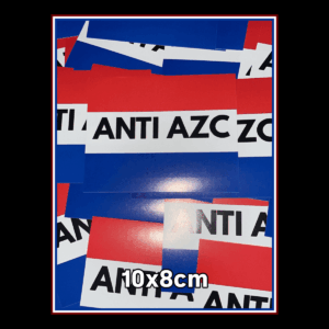 Anti AZC sticker - HeelHollandPlaktt